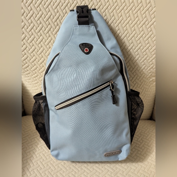 Mosiso | Bags | Mosiso Airy Blue Sling Backpack Multipurpose Travel ...